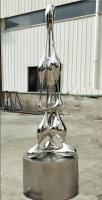 China Durable Modern Metal Stainless Steel Sculpture Outdoor For Garden Decoration for sale