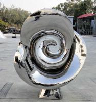 China Metal Garden Flowers Sculpture Handmade Polished Decoration 1.8 Meter Height for sale