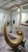China Abstract Metal Garden Sculpture , Outdoor Metal Art Bronze Sculpture for sale