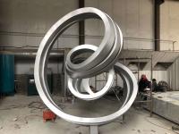 China Contemporary Outdoor Handmade 2.5 Meter Abstract Metal Sculptures for sale