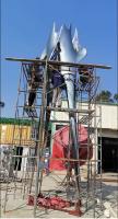 China Large Modern Art 316L Stainless Steel Sculpture For Decoration for sale