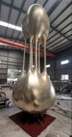 China ODM Decoration Brass 4.6m Modern Metal Sculpture for sale