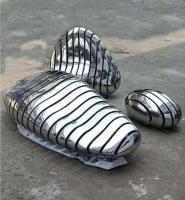 China Decorative Mirror Polished Stainless Steel Art Sculptures for sale