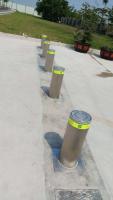 China 3.5T CE Road Guard Forging Metal Parking Bollards for sale