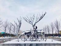 China SS316L Large Metal Animal Sculptures For Urban Decoration for sale