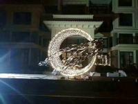 China 3.0 Meter Height 316L Stainless Steel Large Outdoor Sculpture for sale