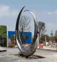 China 4.0 Meter High 316L Grade Stainless Steel Sculpture for sale