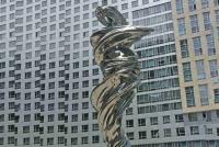 China Polished Stainless Steel Sculpture Venus 28 Meter Height For Plaza Decoration for sale
