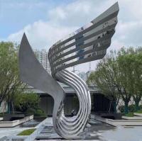 China Contemporary Garden Large Outdoor Sculpture Stainless Steel For Decoration for sale