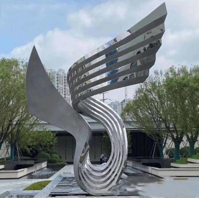 China Contemporary Garden Large Outdoor Sculpture Stainless Steel For Decoration for sale