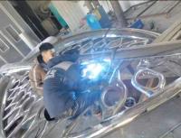 China 5.5 Meter Height SS316L Large Metal Outdoor Sculptures for sale
