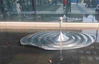 China 0.8m Length Outdoor Abstract Stainless Steel Sculpture For Hotel Decoration for sale