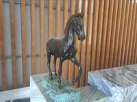 China Ancient Style Indoor Cast Bronze Horse Sculpture 0.6m Length for sale