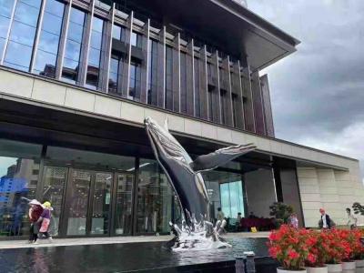 China 5.0M High Hotel Decoration Outdoor Large Metal Animal Sculptures for sale