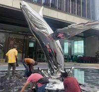 China 5.0M High Hotel Decoration Outdoor Large Metal Animal Sculptures for sale