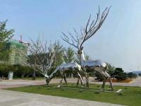 China ODM Mirror Polished 316L Stainless Steel Animal Sculpture for sale