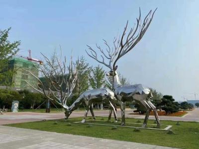 China ODM Mirror Polished 316L Stainless Steel Animal Sculpture for sale