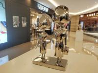 China Contemporary Famous Indoor Metal Abstract Sculptures For Lobby Decoration for sale