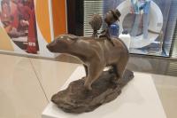 China Decorative Home Indoor Small Bronze Sculpture 0.5m Length for sale