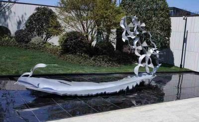 China High Grade Stainless Steel Outdoor Sculpture Abstract Metal Sculpture for sale