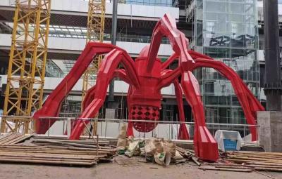 China Stainless Steel Art Large Outdoor Sculpture For Shopping Mall Decoration for sale