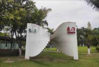 China Modern Art Welding Stainless Steel Sculpture Abstract Large Painted 3m for sale