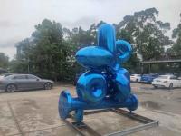 China Large Painted Stainless Steel Art Sculptures For Square Decoration for sale