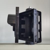 China Flip Door Integrated Body 100MM Body 1-PC Body Traffic Light Part Plastic Housing for sale