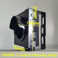 China Flip Door Integrated Body 100MM Body 1-PC Body Traffic Light Part Plastic Housing for sale