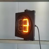 China Flip Door Detachable Aspect 200MM 1-Aspect RYG Countdown Timer Road Traffic Light for sale