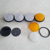 China Clear / Curve Flat Round Lenses 200MM LED Road Traffic Light Module Round for sale