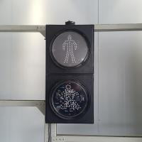 China 200MM 2-Aspect RG Dynamic Pedestrian Road Traffic Light 270*110*650MM for sale
