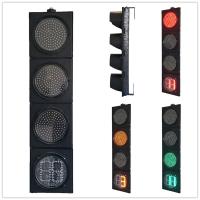 China 200MM Clear 4-Aspect RYG Lenses Ball With Countdown Timer Road Traffic Light for sale