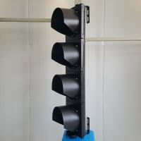 China 200MM Housing 4-Aspect Body Part Road Traffic Light With Flip Door Detachable for sale