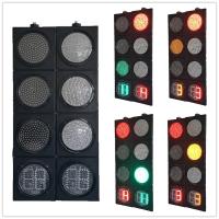 China 200MM 4-Aspect RYG Ball With Countdown Timer Road Traffic Light for sale