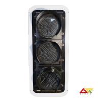 China Aluminum Die Casting Three Series Full Appearance LED Traffic Light 300mm (12 Inch) Traffic Light Ball for sale