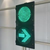 China 300MM 2-Aspect RYG Ball And Right-Arrow Road Traffic Light Detachable for sale