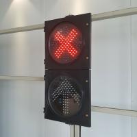 China Red Aspect 300MM 2-Aspect Stop And Green Go Road Traffic Light for sale