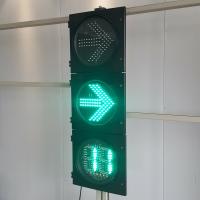 China 300MM 3-Section 2-Color Flip Door Right Turn And Countdown Timer Road Traffic Light for sale