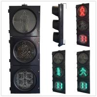 China 3-Aspect RG Pedestrian And RG Countdown Timer Road Traffic Light for sale