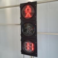 China 3-Aspect RG Pedestrian And RG Countdown Timer Road Traffic Light for sale