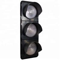 China PC/Die Cast Aluminum 300mm Hi 3 Section SMD LED Traffic Light Frensnel Lens for sale
