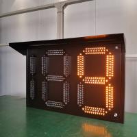 China Flip Door 188 Two-Phase 2.5-Digit 540MM RYG Countdown Timer Road Safety Traffic Light for sale