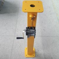 China Adjustable Height Solar 3-Aspect 4-Face Mobile Solar Power Traffic Light With Four Wheel for sale