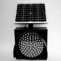 China 300mm 1 Appearance Solar Powered Panel Traffic Warning Light SG-301 for sale