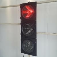 China Flip Door Detachable Aspect 300MM 3-Aspect RYG Straight Arrow Traffic Light for sale