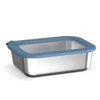 China IKOO 304 Stainless Steel Food Container 1L Leakproof with Silicone Lid for sale