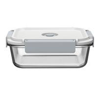 China IKOO Wholesale Vacuum Glass Food Containers 370ml to 1050ml with Manual Pump for sale