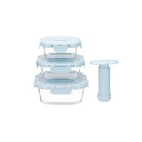 China IKOO Durable Stackable Vacuum Glass Containers -40℃ to 560℃ for sale