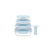 China IKOO Durable Stackable Vacuum Glass Containers -40℃ to 560℃ for sale